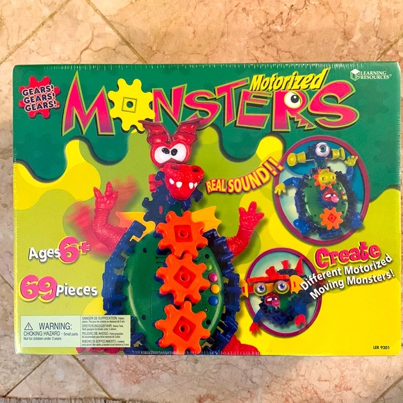Learning Resources | Toys | Monsters Gears Gears Gears Create Different ...